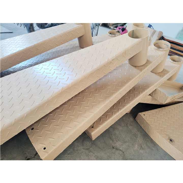 Outdoor Powder Coated Tread Spiral Staircase Step - VIKO