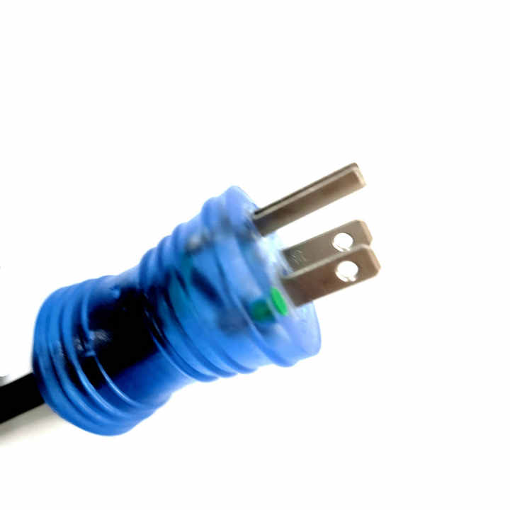 Medical Grade 220v NEMA 5-15P Transparent Power Cord Support US Plug to ...