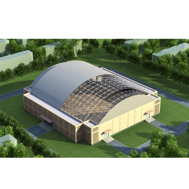 Steel stadium roof building space frame indoor football basketball ...