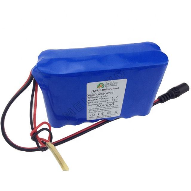 Long Cycle 3s4p 18650 Li-Ion Battery Pack 11.1v 8.8ah