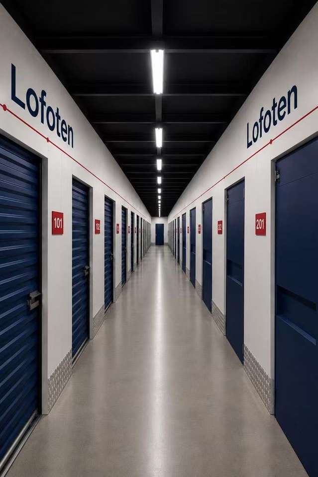 Prefab Modular Metal Self Storage Building Indoor Self Storage System ...