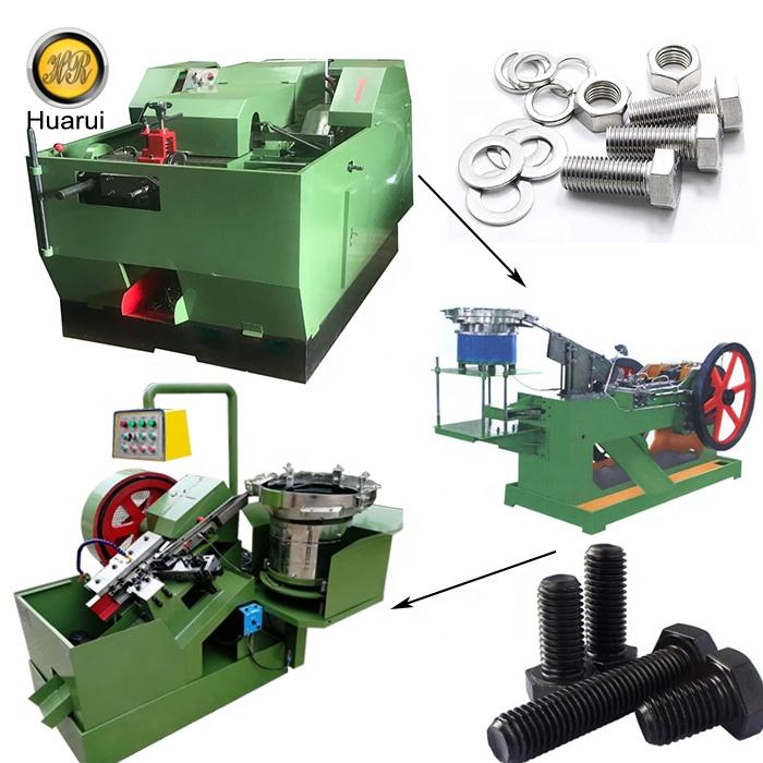 Multi Station Screw Making Production Line for Efficient Bolt and Nuts ...