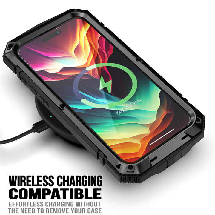 Heavy Duty Metal Armor Case for Iphone 17 & More