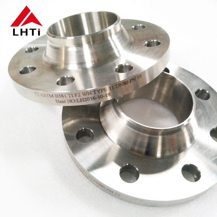 WN Weld Neck Titanium flange ASME ANSI B16.5 standard GR2 GR5
