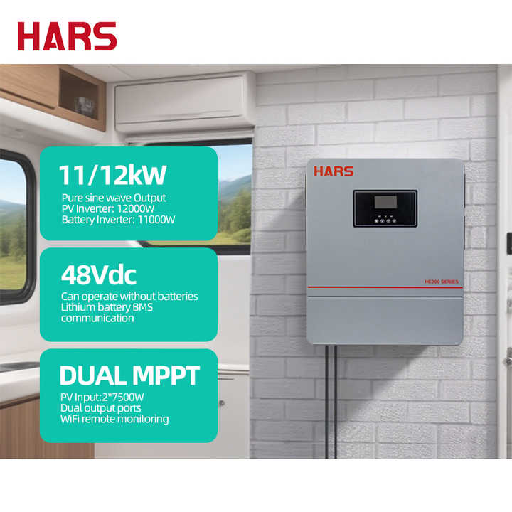 Stock Smart 150A Max Pv Charging 230VAC 12KW Hybrid Solar Inverter with ...