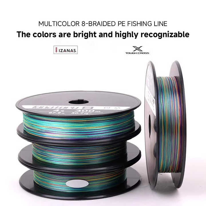 JIGGINGSOUL-FL011-300m Fishing Braided Line Pe Fishing Line Braid 8 ...