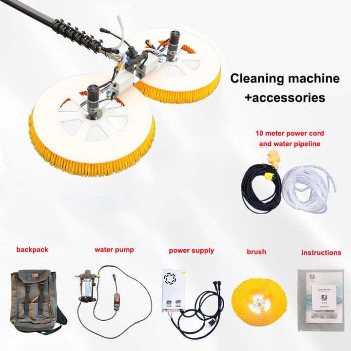 Photovoltaic Solar Panel Cleaning Machine, Glass Cleaning, Electric ...