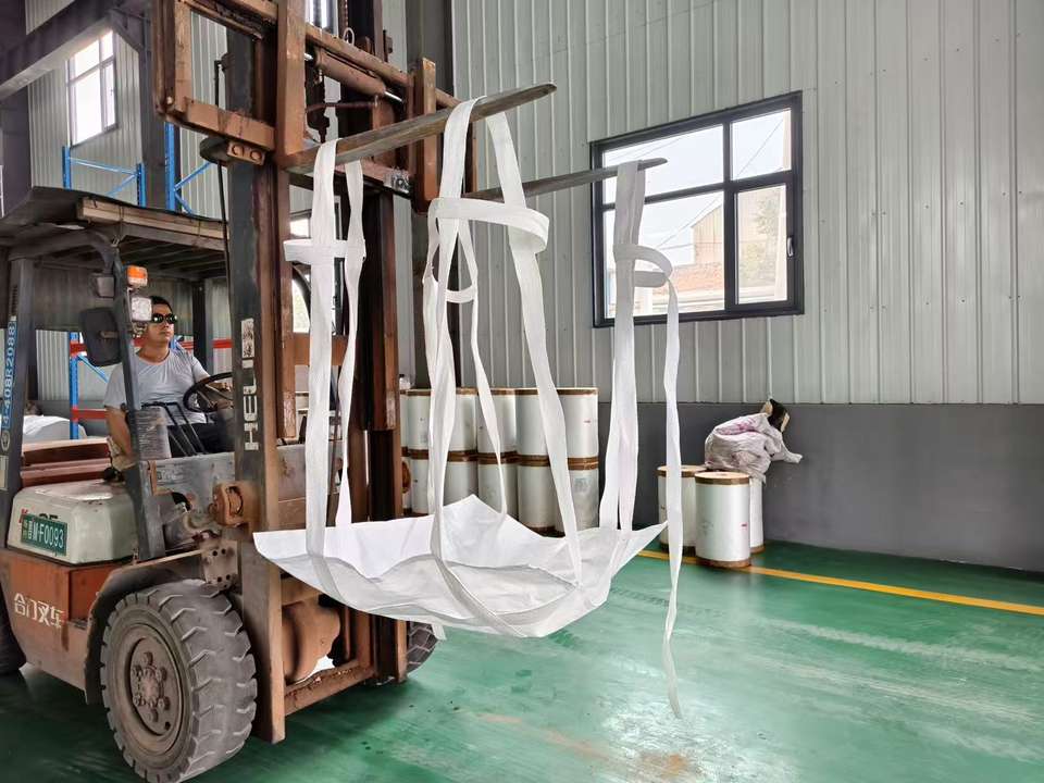 Open Top Discharge Breathable FIBC Bulk Bags High Strength 100% Virgin ...