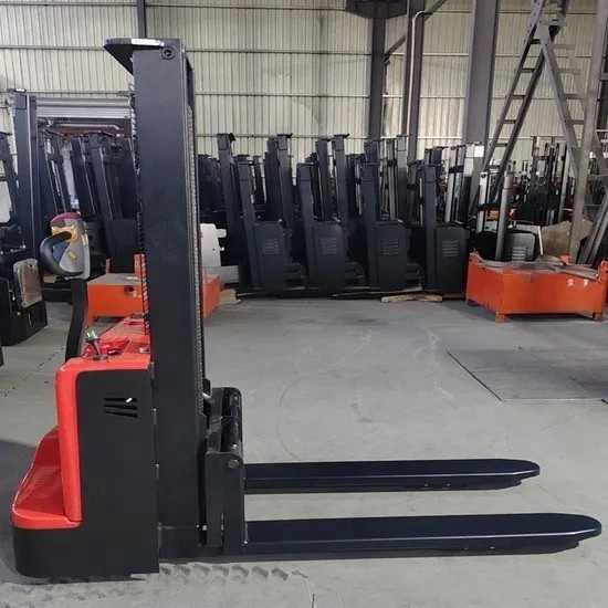 Warehouse Equipment Attachment Electric Pallet Stacker 1 Ton 1.5t with ...