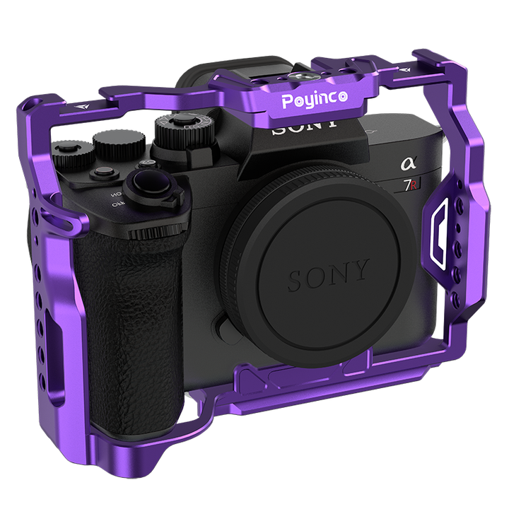Aluminum Alloy Camera Cage Video Camera Rig For Sony A7R V/A7 IV Full ...