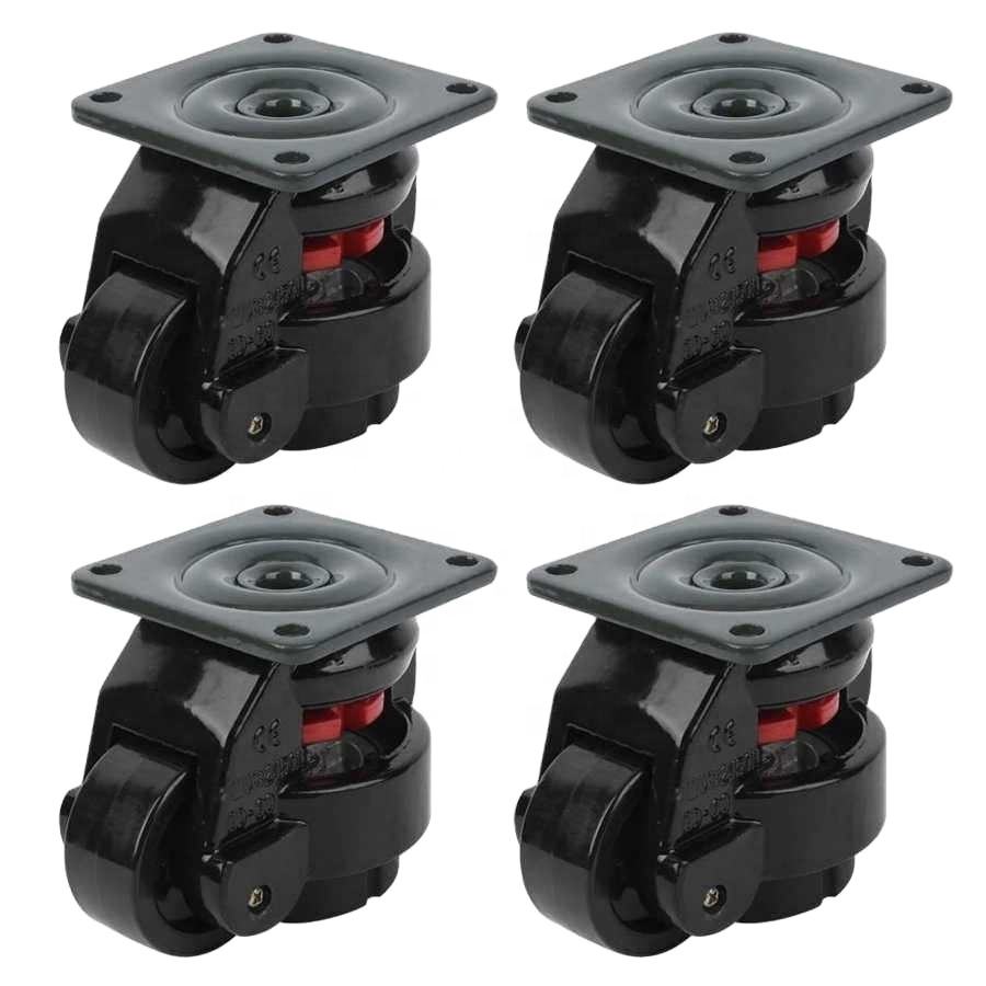 Caster Wheel for Vending Machine Heavy Equipment 4Pcs GD-60F Level ...