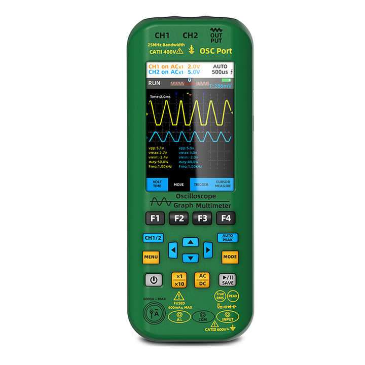 Oscilloscope Graph Multimeter - Digital Voltmeter & Ohmmeter