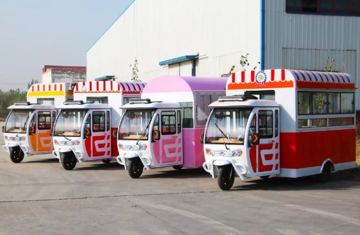 NP Brand Electric Tricycle Food Cart Mobile Pizza Food Truck Mobile ...