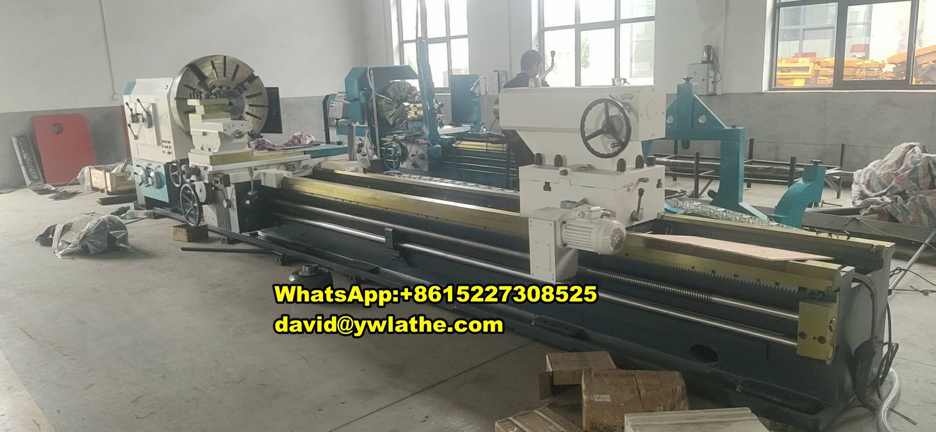 CW61125B Heavy duty traditional horizontal metal cutting turning manual ...