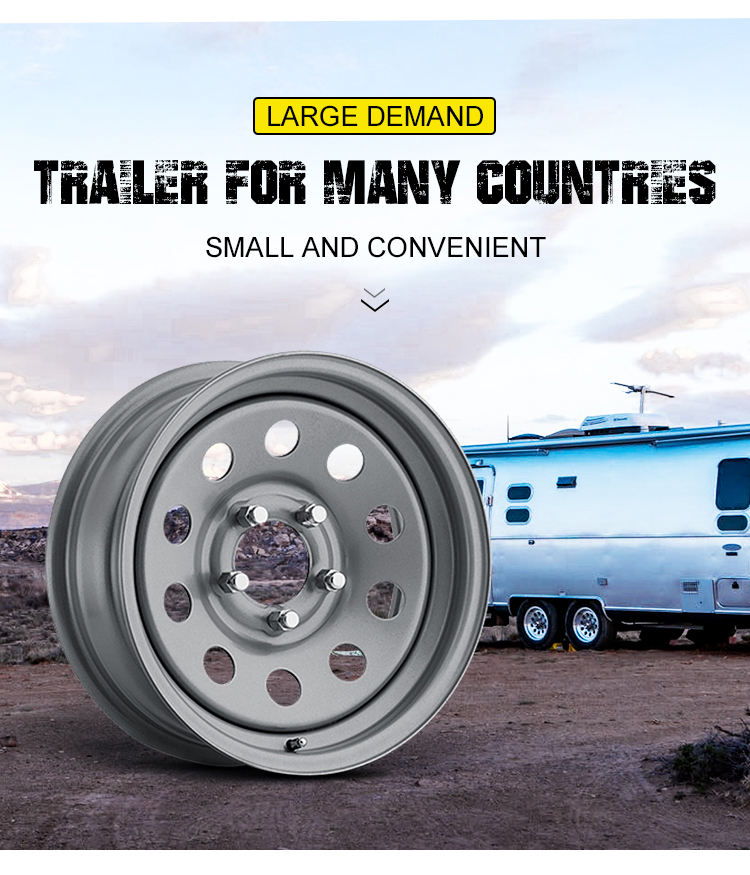 China professional manufacture 13 inch 4x100 steel rim 8 spoke 13x4.5 ...