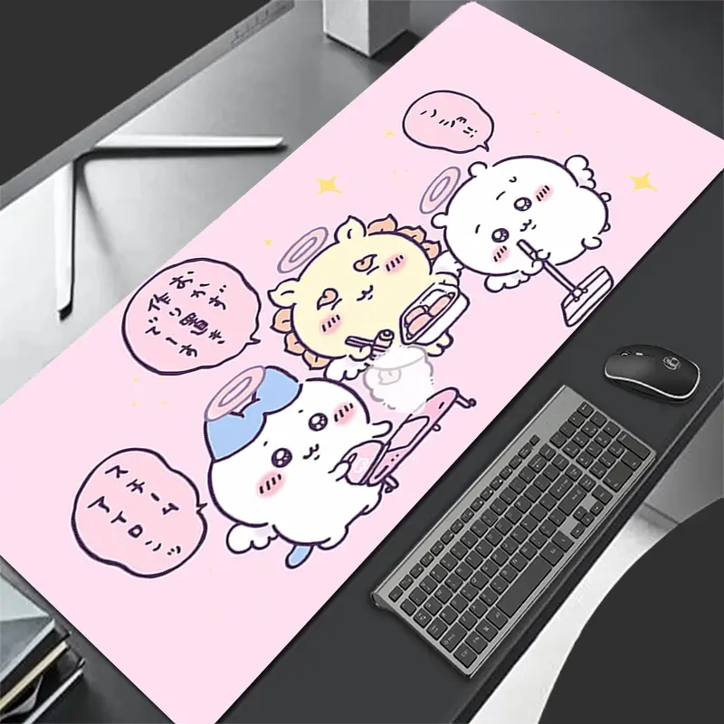 Chiikawa Mouse Pad Larger Speed Computer Keyboard Pads Desk Mat Gaming ...