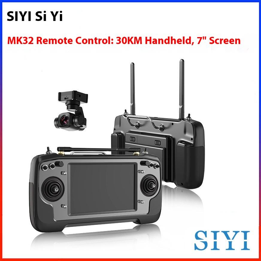 Siyi Mk32 30Km Industrial-Grade Handheld 7-Inch Drone Remote Controller ...