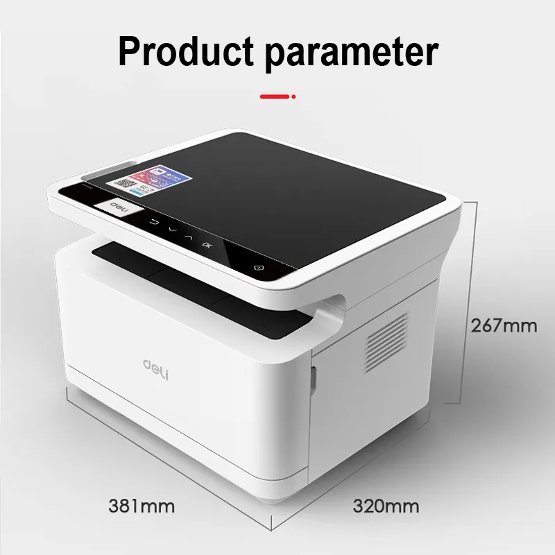Deli 1200dpi All-in-One Inkjet Laser Printer with Scanner and Copier ...