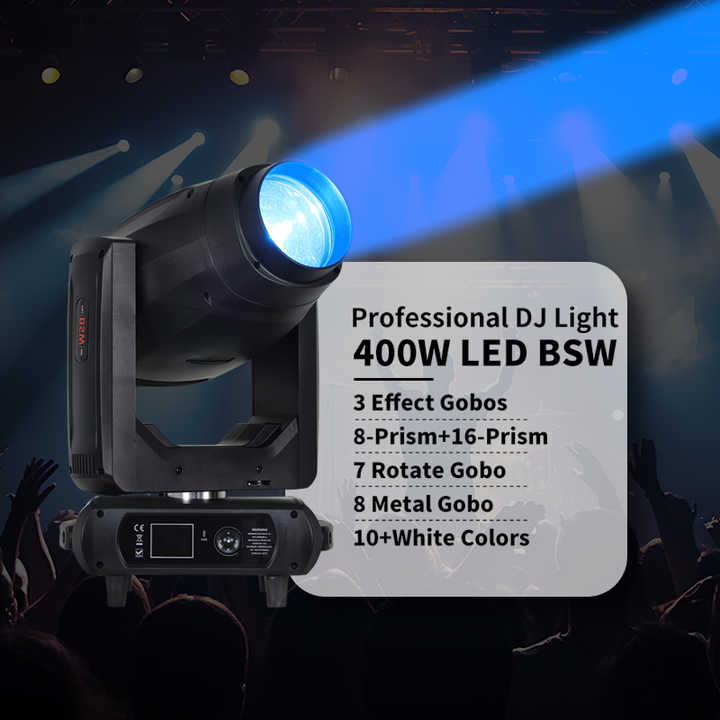 Lyre Led BSW 400W CYM CTO Moving Heads Beam Spot Wash 3in1 for Stage Dj Bar Light High Quality ...