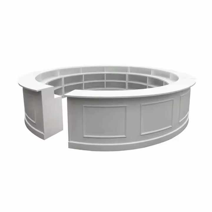Elegant Large Circular Rental Bar Table - Perfect for Events