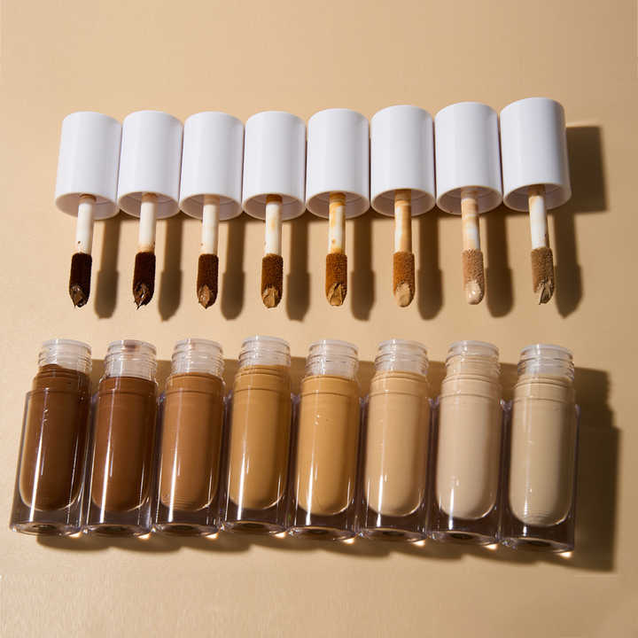 8 Color Liquid Concealer Makeup No LOGO Custom Private Label Full ...