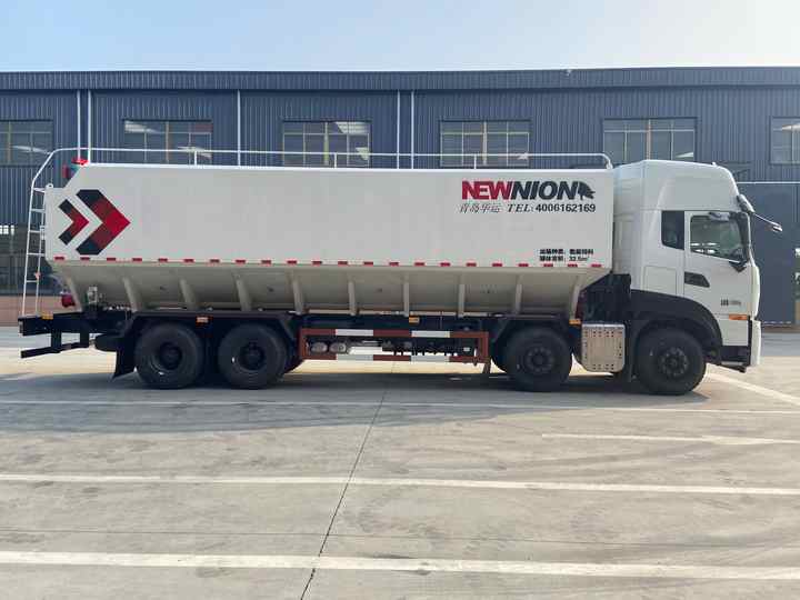 43m³ 430hp 8X4 Bulk Feed Tank High Quality Pig Forage Box Feed Delivery ...
