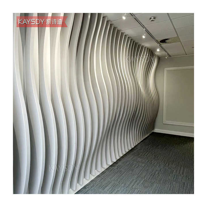 Customized Metal Arc Bending Facade Cladding for Walls