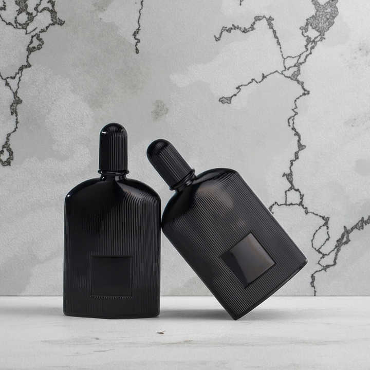 Customized Perfume Bottle, Black Square Press Spray Bottle, Sample ...