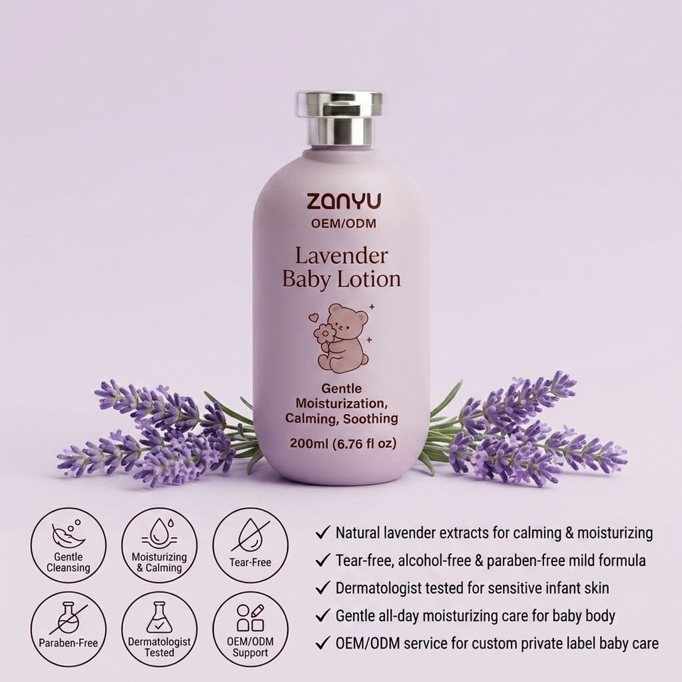 Lavender Baby Lotion, Gentle Soothing Moisturizer for Sensitive Infant ...