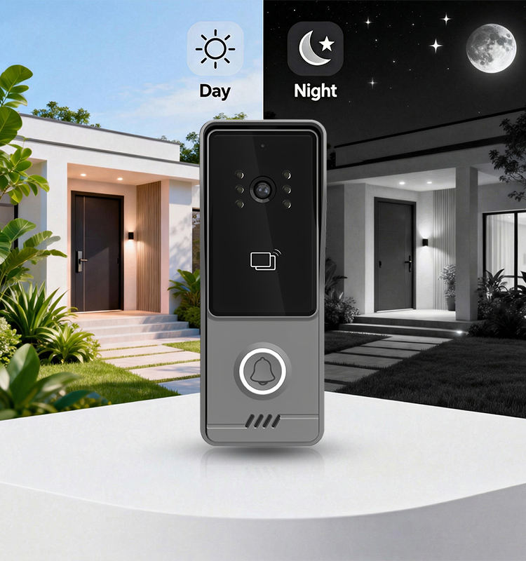 Tuya App WiFi 2-Wire Video Intercom Doorbell 1Set=2*F6+B16 1080p Smart ...