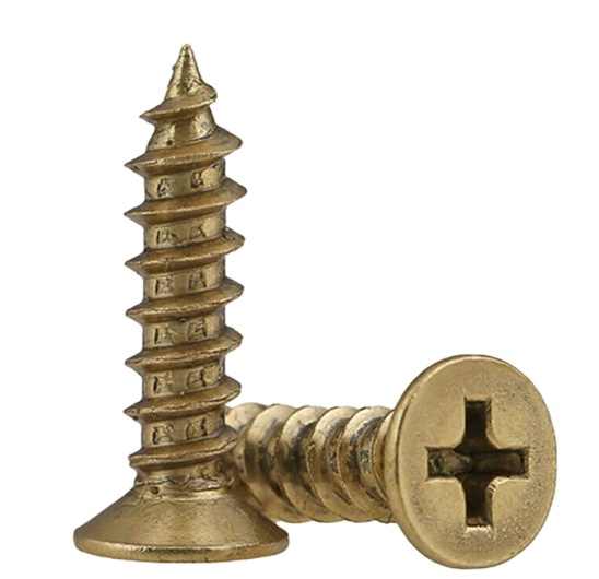 50 PCS M5 Flat Head Phillips Drive Self Tapping Screws Solid Brass Wood Screws Bolts| Alibaba.com