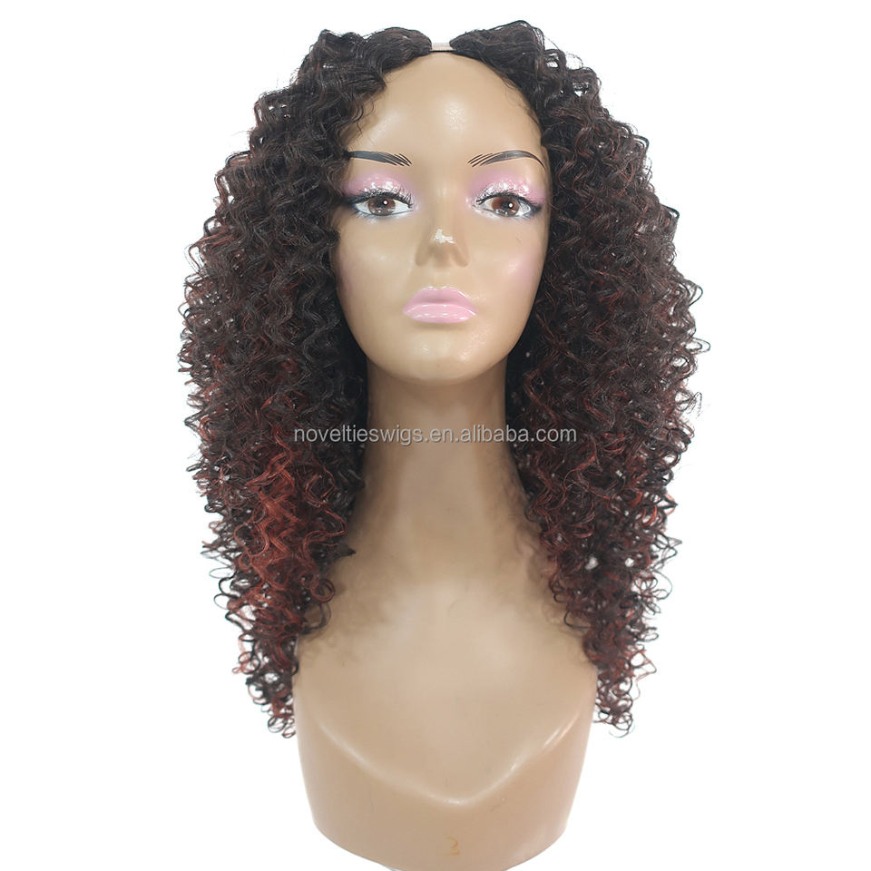 Novelties Yaki Afro Kinky Curly Layered Glueless Wear Deep Curly ...