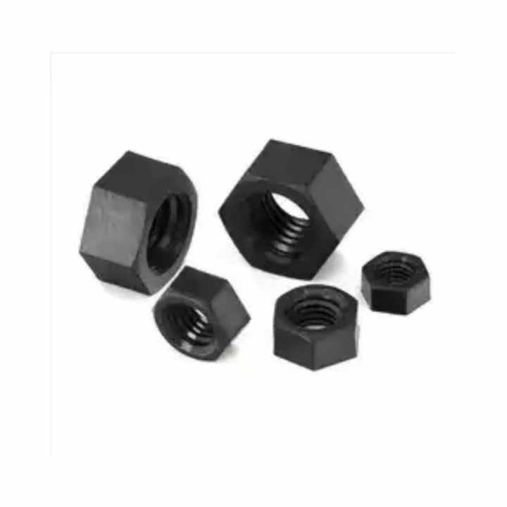 M16 Din934 Stainless Steel 304 Hexagon Nut Plain Zinc Black Hexagonal ...