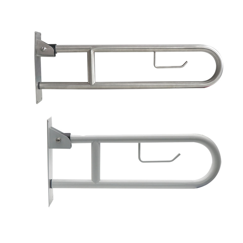 Heavy Duty SUS304 Foldable Grab Bar, Adjustable Non-Slip Bathroom ...