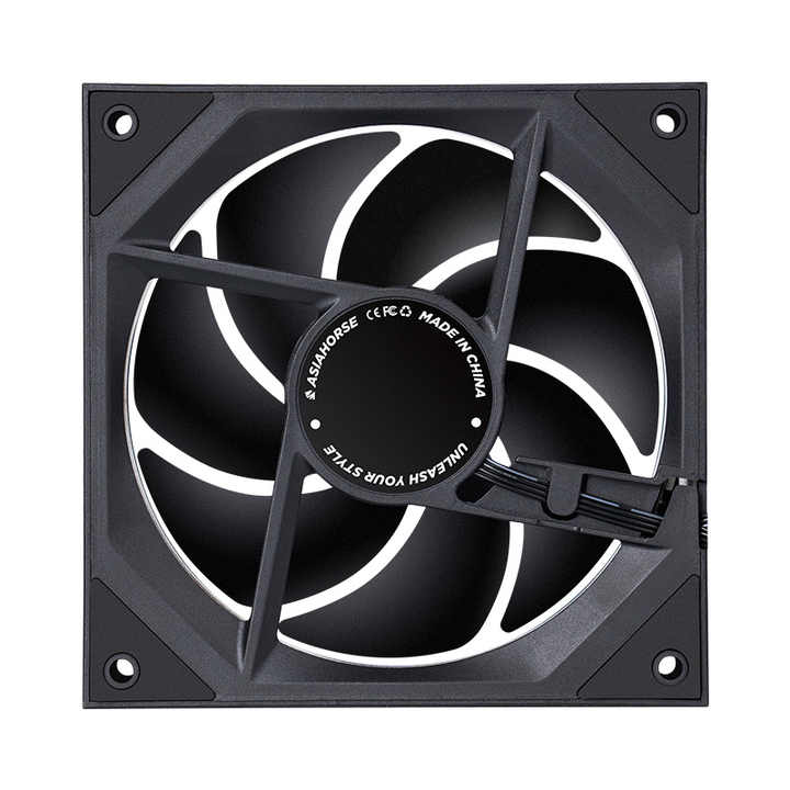 Asiahorse Nyota Mega Gaming Computer PC RGB Fan Mirror PWM ARGB 140mm