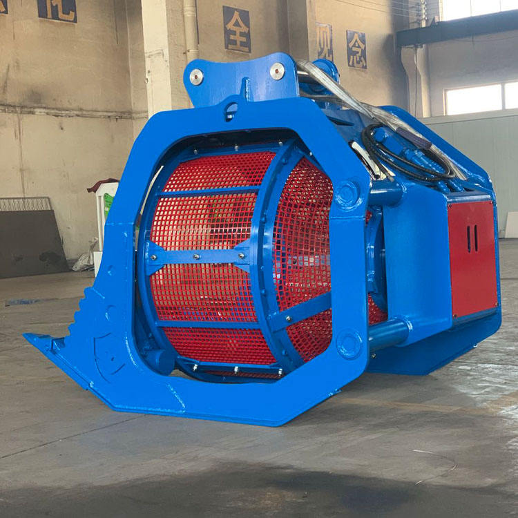 RSBM Excavator Rotor Bucket Screening Rotary Bucket for Mini Excavator ...