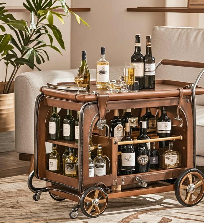 Luxury Custom Wooden Stainless Steel Champagne Wine Drinks Hotel Bar ...