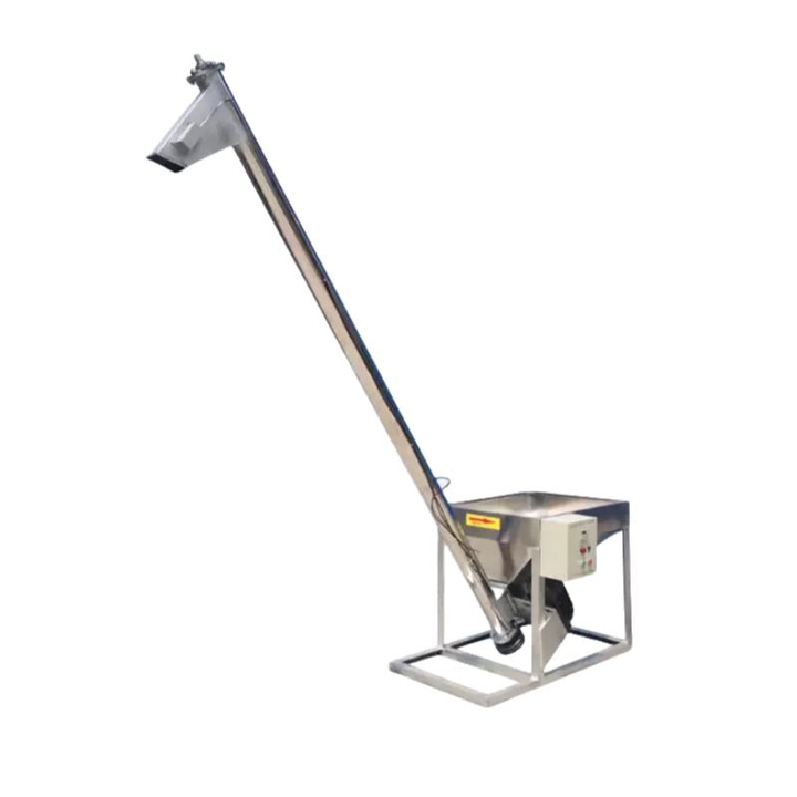 Vertical Hopper Stainless Steel Inclined Spiral Salt Sugar Screw Feeder ...