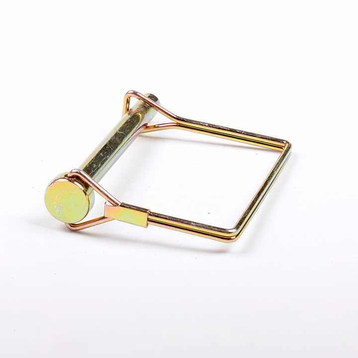 Galvanized Yellow Carbon Steel Trailer Coupler Pin Square Shaft Locking ...