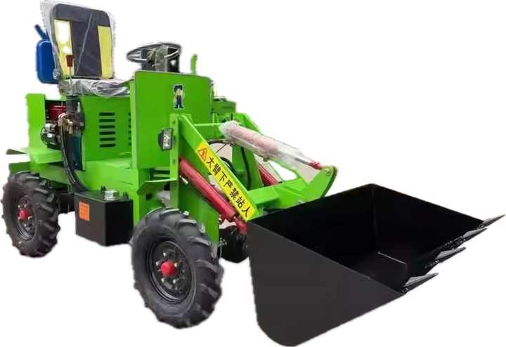 Mini Wheel Backhoe Front End Loader Electric Machine Top Use Loader ...