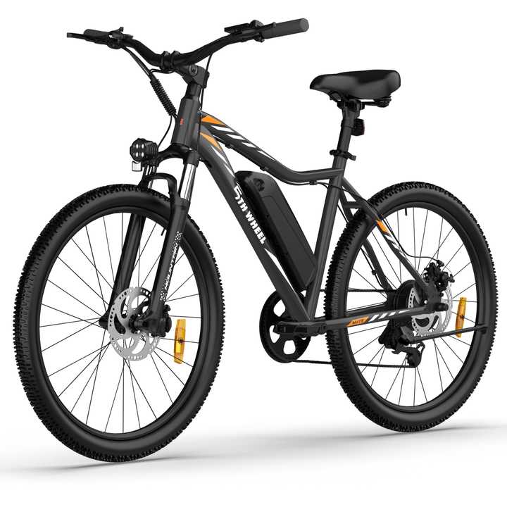 Shimano 7-Speed Electric Adult Bike with 1000W Brushless Motor & Removable Battery