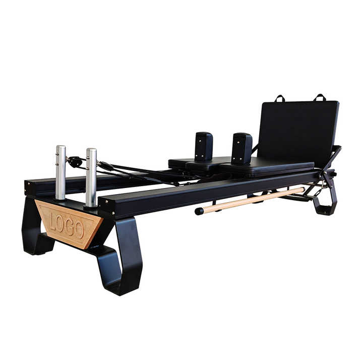 Luxury Aluminum Pilates Reformer Adjustable Exercise Yoga Core Bed ...