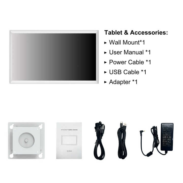Smart Digital Calendar - 21.5/32 Inch Touch Screen Display