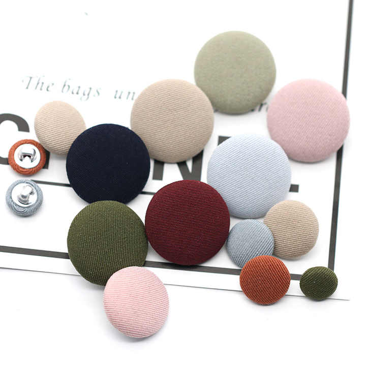Sewing Fabric Cover Diy Buttons Garment Accessories Metal Hand-made ...