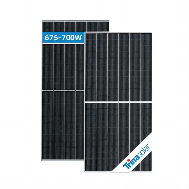 Trina solar panels 670w bifacial photovoltaic panel 670W 680W 690W 700W ...