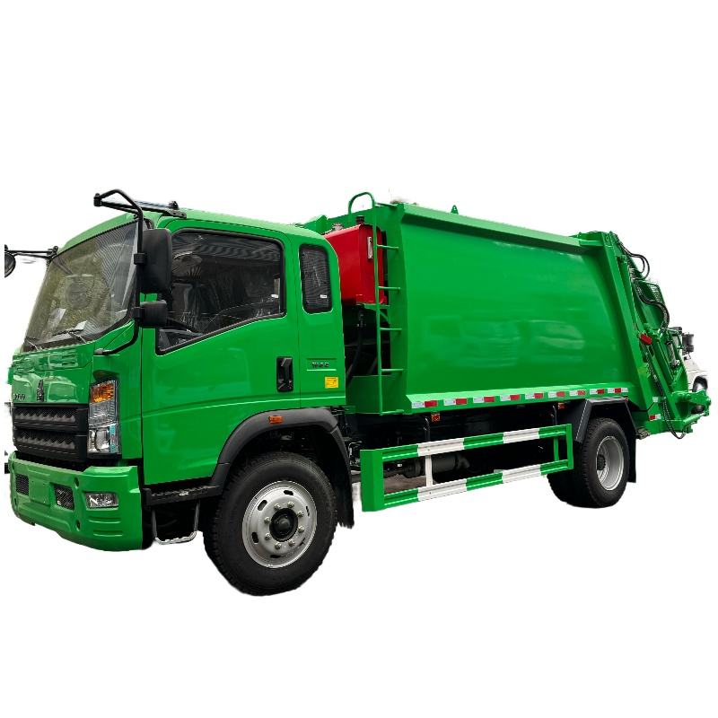 Howo 8M3 Container Waste Collect Garbage Rubbish Compactor Truck Hot ...