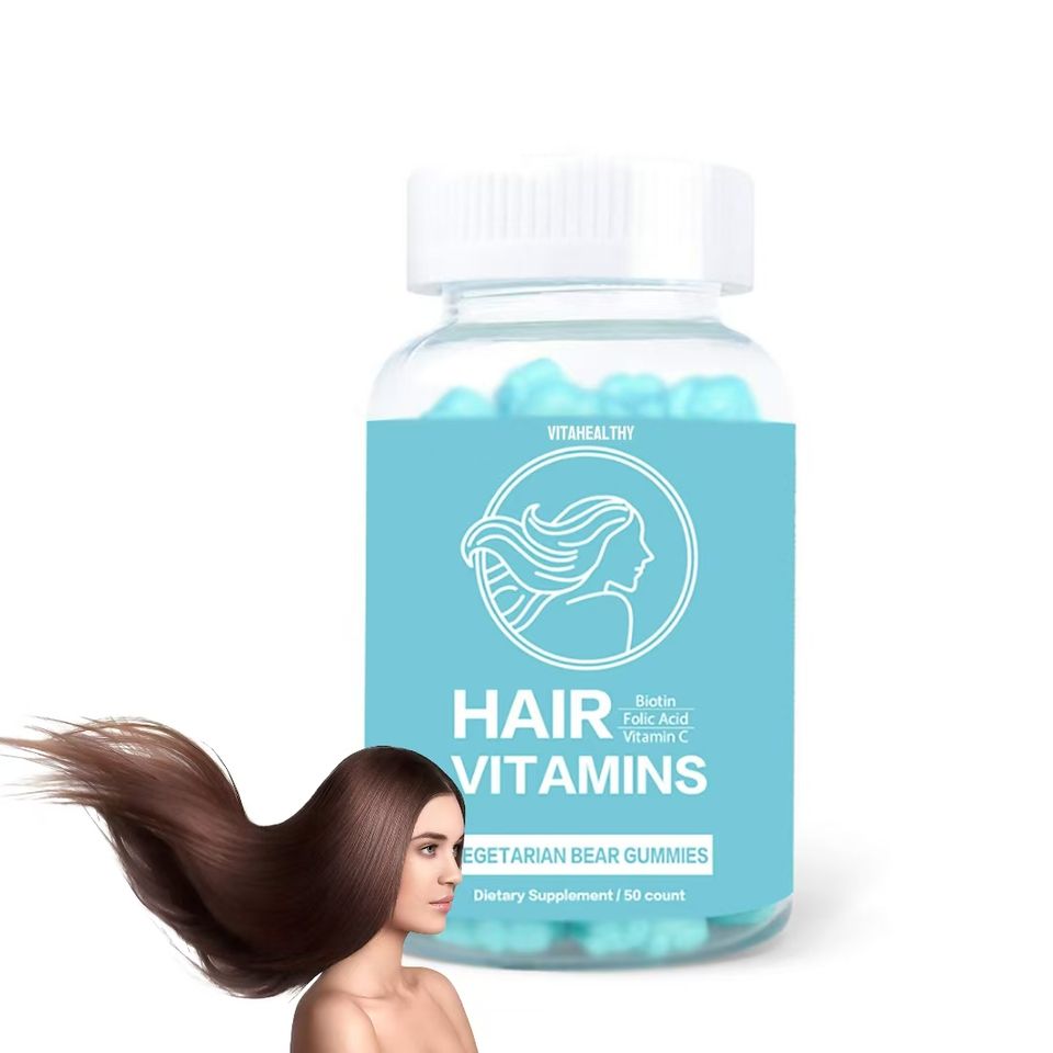 Vitahealthy OEM/ODM Private Label Factory Supply Hair Vitamin Gummy ...