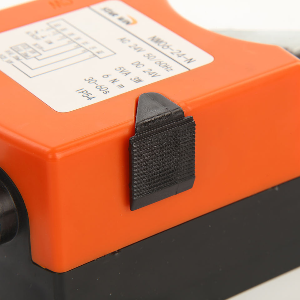 Modern 24V DC 10Nm HVAC Damper Actuator Rectangle Electric Motor Energy ...