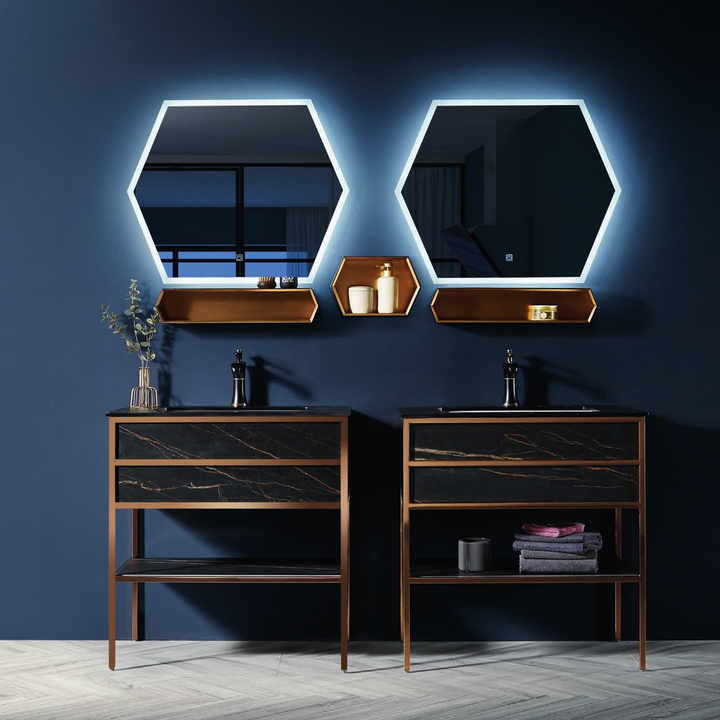 Modern Design Bathroom Sink Cabinets Modular Floor Standing Bathroom ...