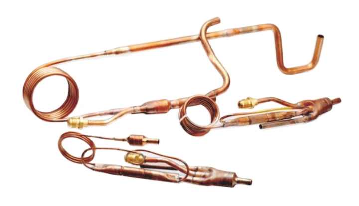 Copper Tube Distributor for Water Flow Welding for Fan Coil Units Air ...